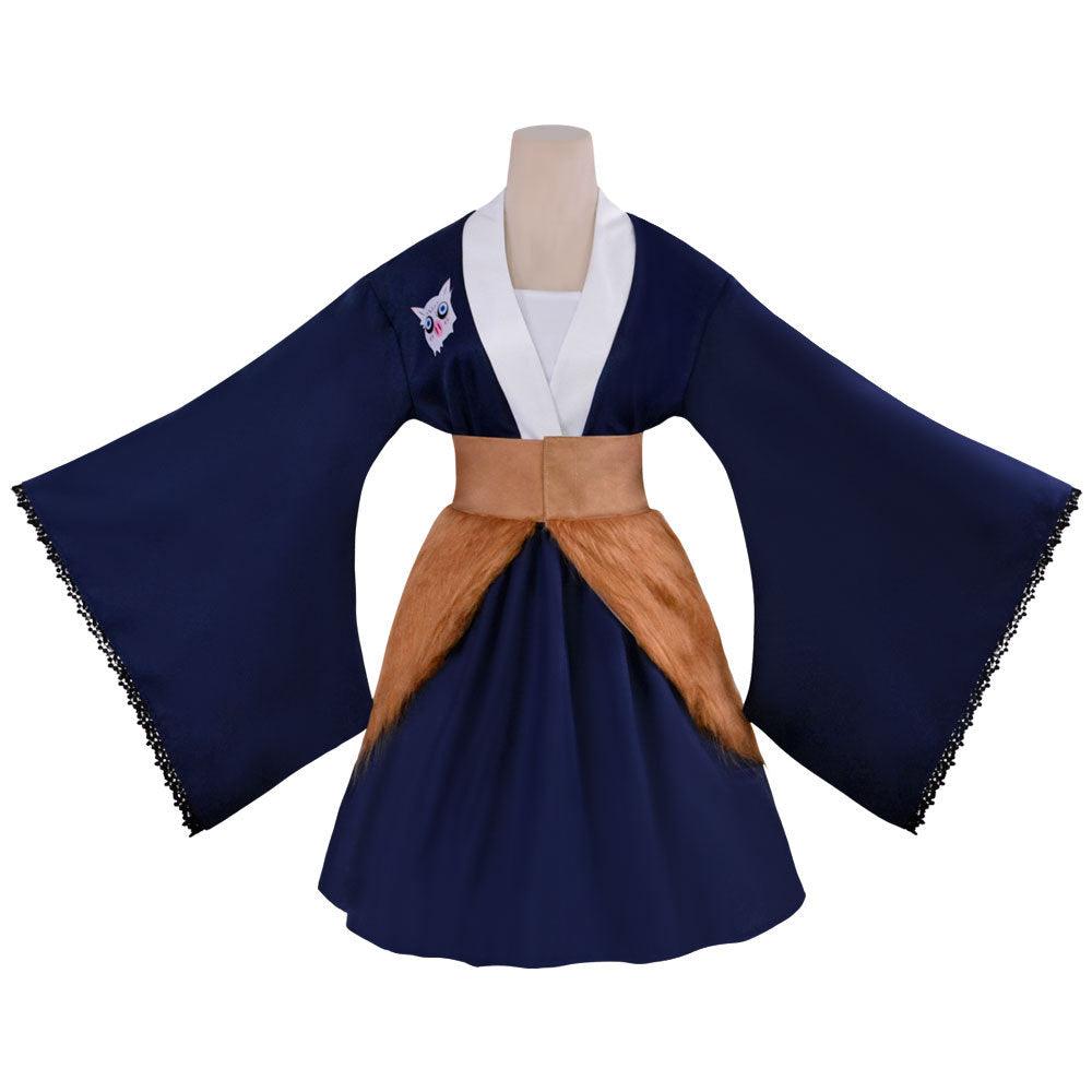 Hashibira Inosuke Maid Dress Cosplay Costume